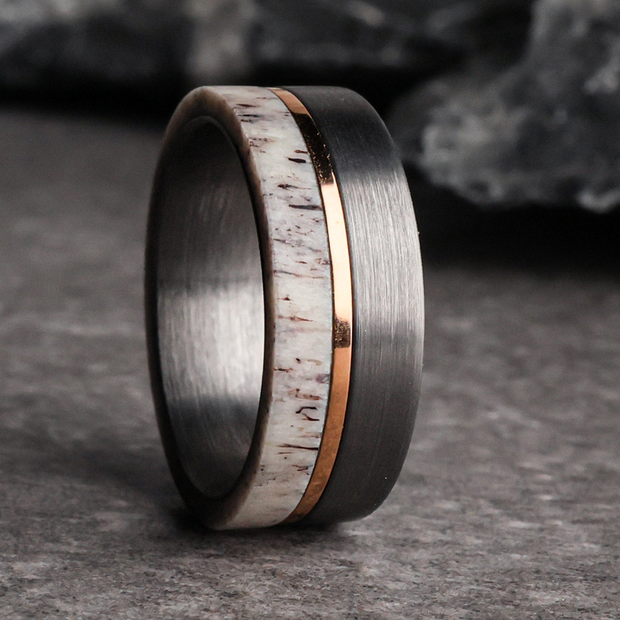 The Whitetail | Antler Wedding Ring | Thorum