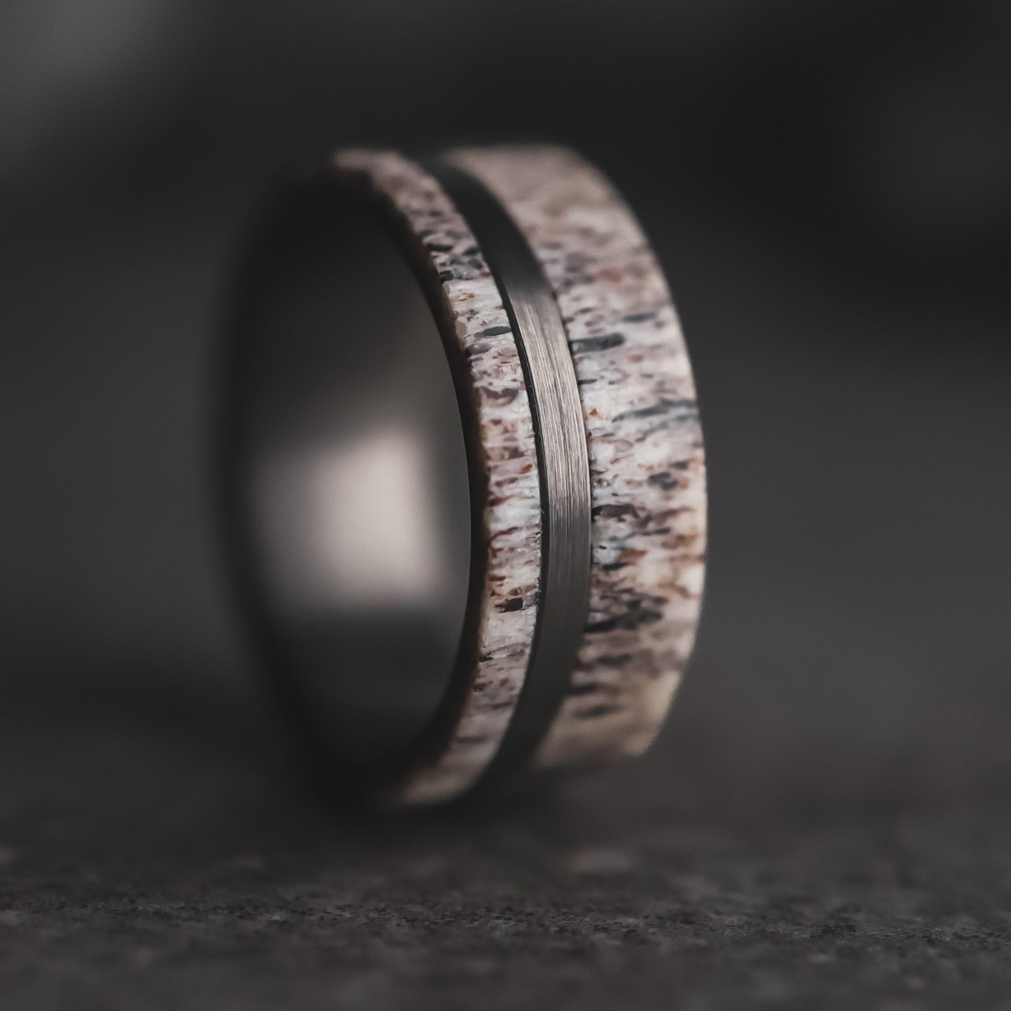 The Buck | White Antler Wedding Ring | Thorum