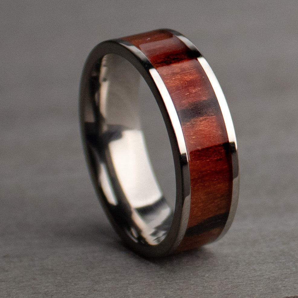 The Rancher | California Redwood Ring, Wedding Ring | Thorum